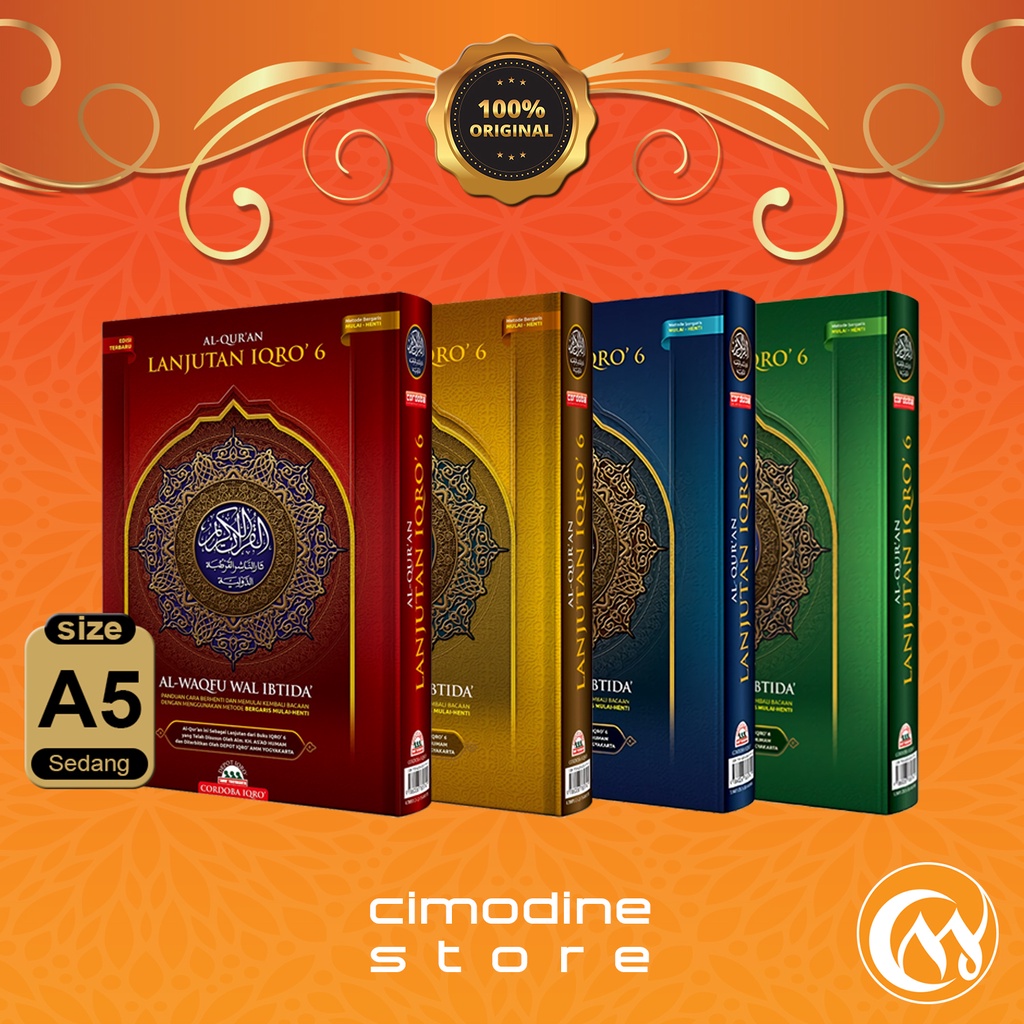 Jual Al Quran Lanjutan IQRO/IQRA' 6 | ALMUTTAQIN | MAQ | Ukuran A5 ...