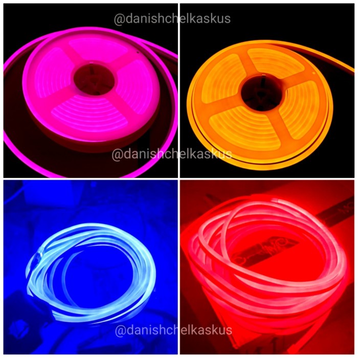 Jual Lampu Hias - Led Neon Flexible Rope Light 3528 Tube Waterproof Led ...