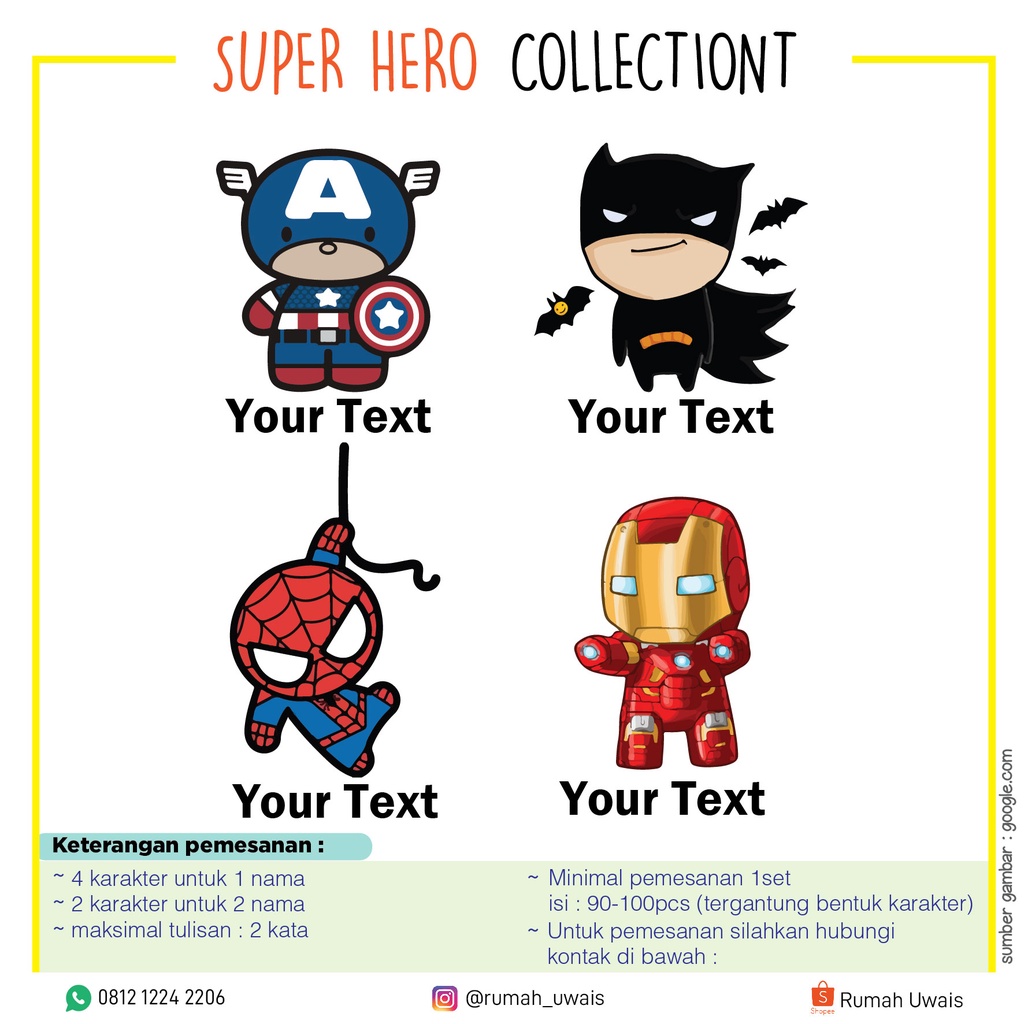 Jual Sticker nama / label sticker custom nama anak laki laki | Shopee ...