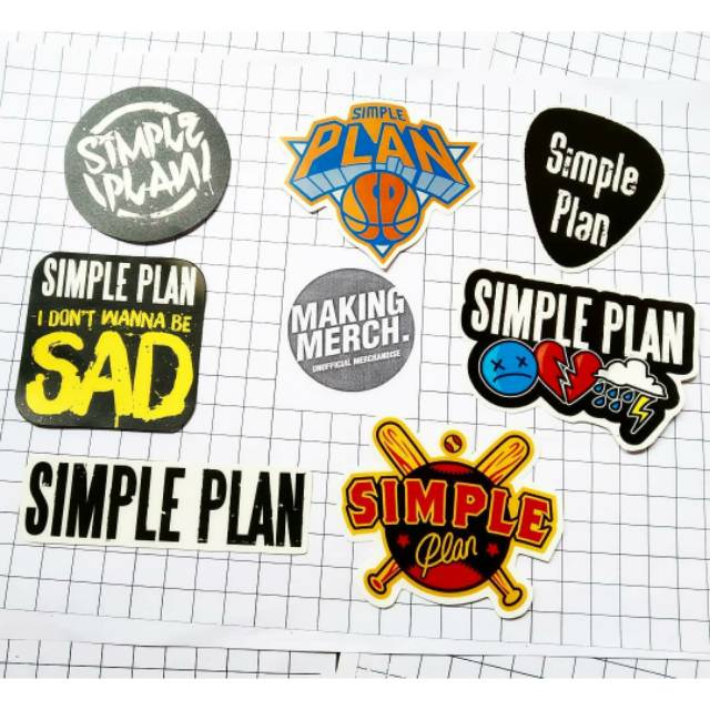 Jual Stiker Simple Plan | Shopee Indonesia