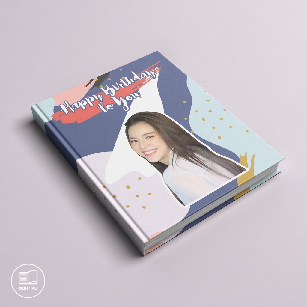Jual notebook custom ulang tahun catatan buku notes motif agenda ...