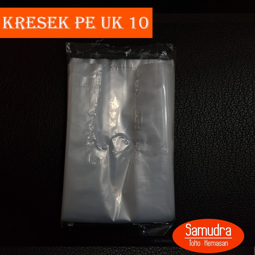 Jual Kantong Keresek PE Bening uk.10 cm (1 cup) / Kresek Transparan ...