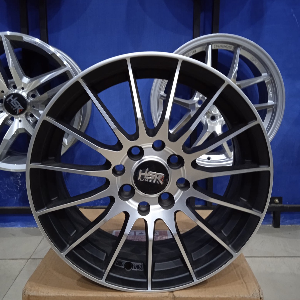 Jual Velg mobil velg racing hsr maudus ring 15x6 lubang 4x100-4x114,3 et42 mbmf buat jazz swift ...