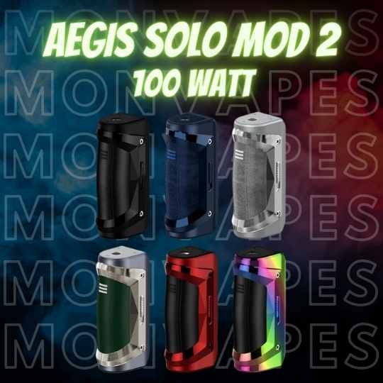Jual AEGIS SOLO 2 MOD ONLY 100W AUTHENTIC BY GEEKVAPE | Shopee Indonesia
