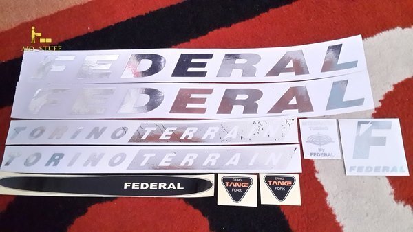 Jual Sticker Sepeda Federal Torino Terrain Silver | Shopee Indonesia