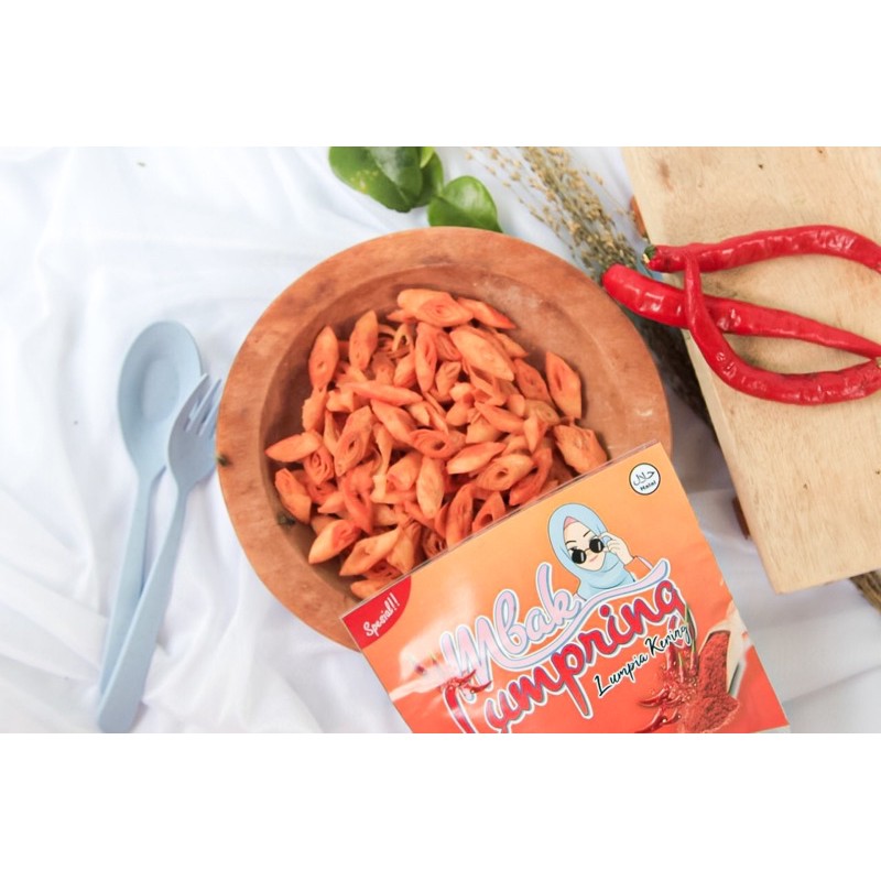 Jual Mbak lumpring Lumpia Kering Jajanan kulit lumpia cemilan enak | Shopee Indonesia