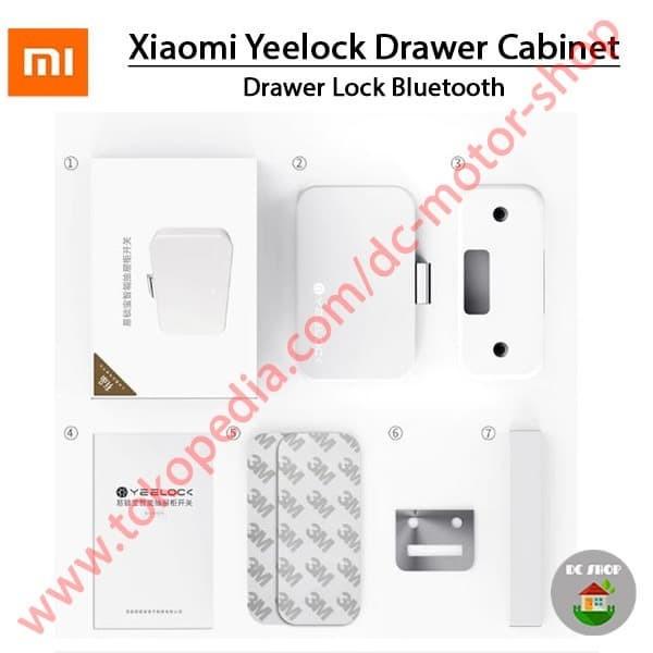 Jual Xiaomi MIjia YEELOCK Smart Drawer Cabinet Lock Keyless Bluetooth ...