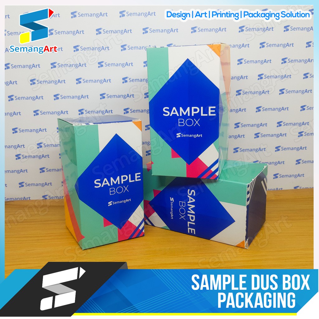 Jual SAMPLE Dus Box Packaging Kemasan Kosmetik / Makanan Custom ...