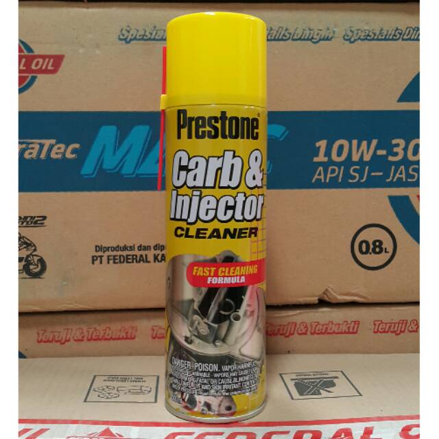 Jual PEMBERSIH KARBURATOR / CARBURETOR & INJECTOR CLEANER PRESTONE 500 ...