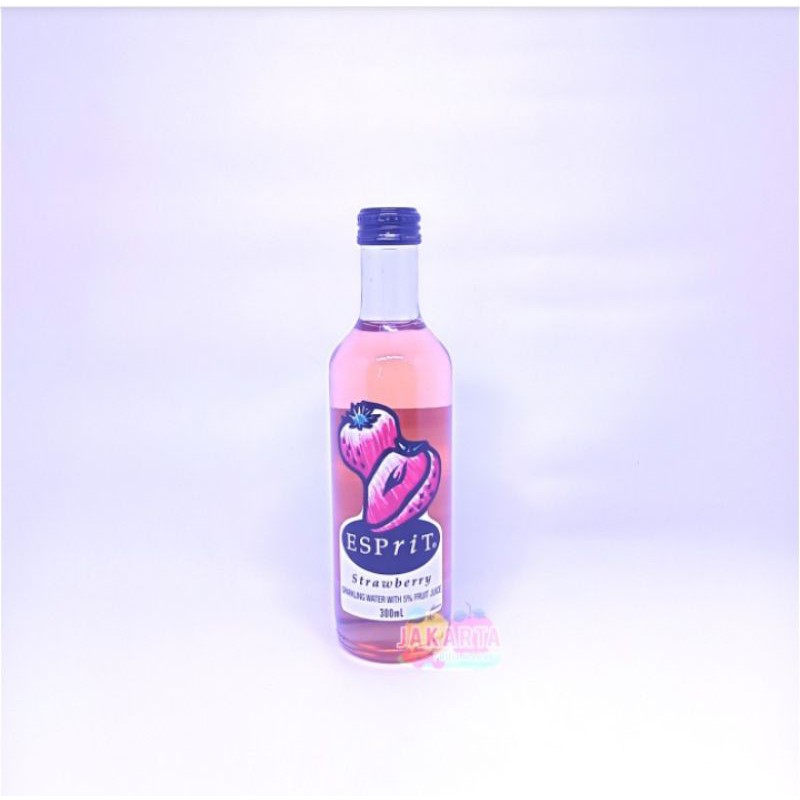 Jual (SPARKLING) ESPRIT STRAWBERRY SPARKLING WATER 300ML | Shopee Indonesia