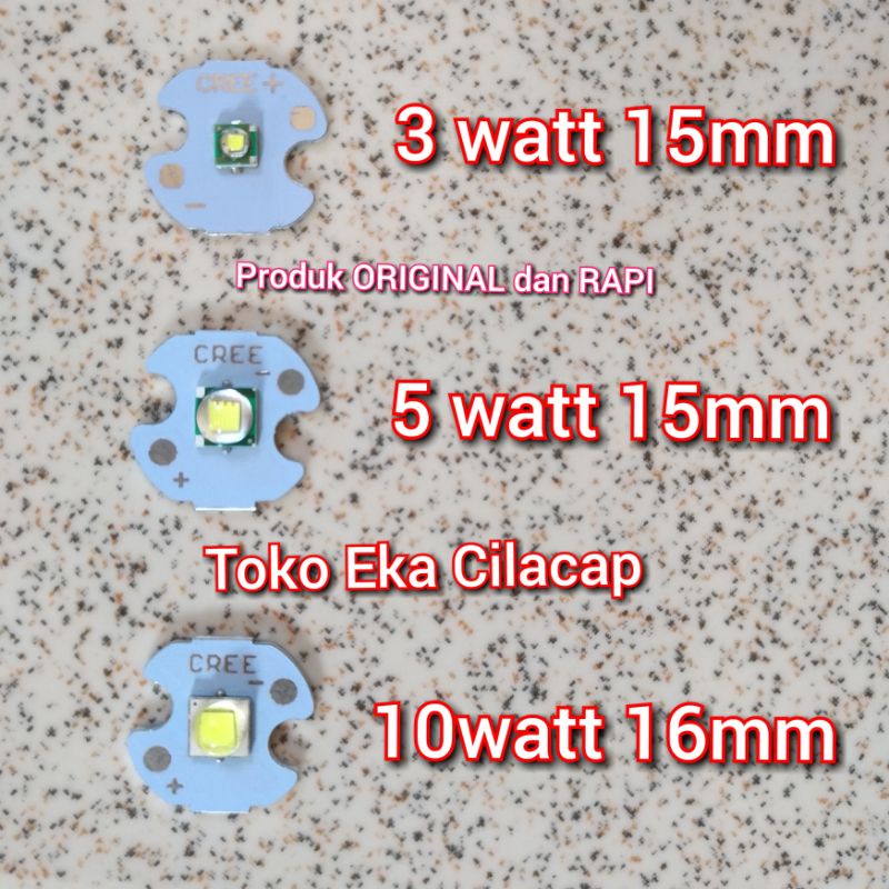 Jual Led cree 3w 5w 10w senter swatt police upgrade super terang swat ...