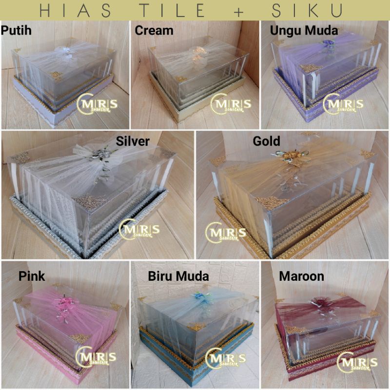 Jual Kotak Parcel Hantaran Seserahan Satu Set Isi 4 Box Kotak Mahar ...