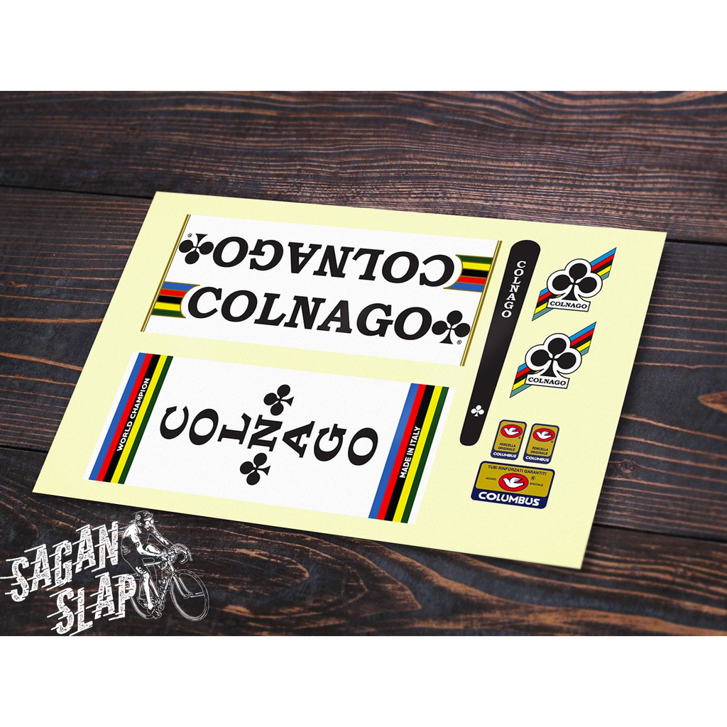 Jual Stiker & Decal Frame Sepeda Colnago Vintage | Shopee Indonesia