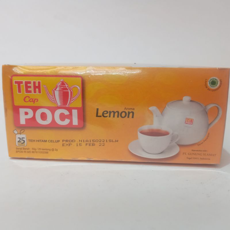 Jual TEH POCI RASA LEMON ISI 25 KANTONG | Shopee Indonesia