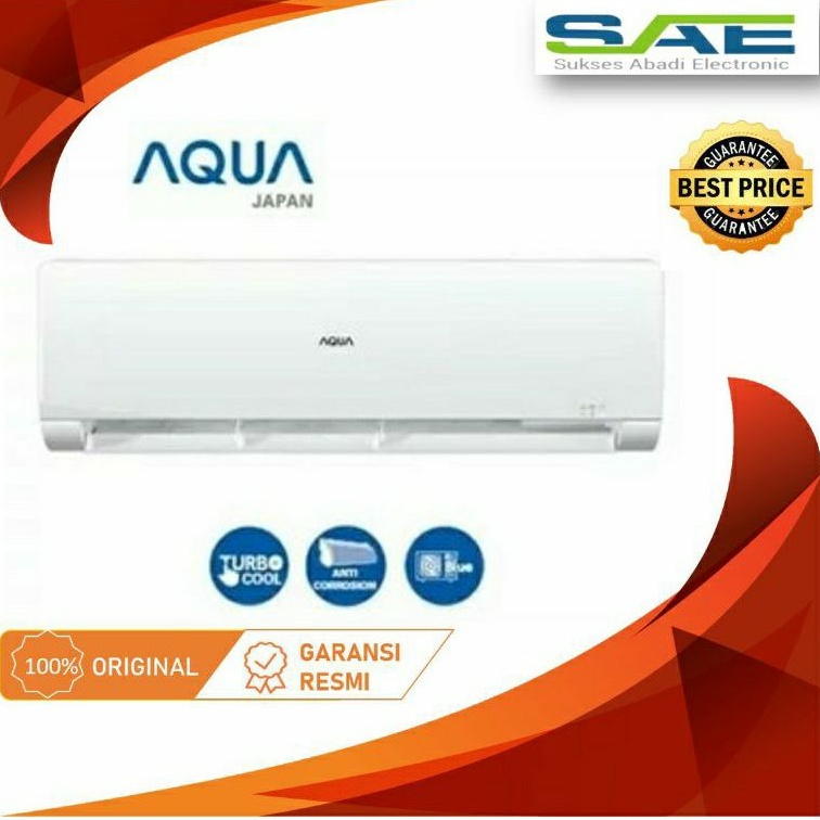 Jual AQUA AC Standard 1 PK AQA-KCR9FQDL/ KCR09ANP [INDOOR + OUTDOOR ...