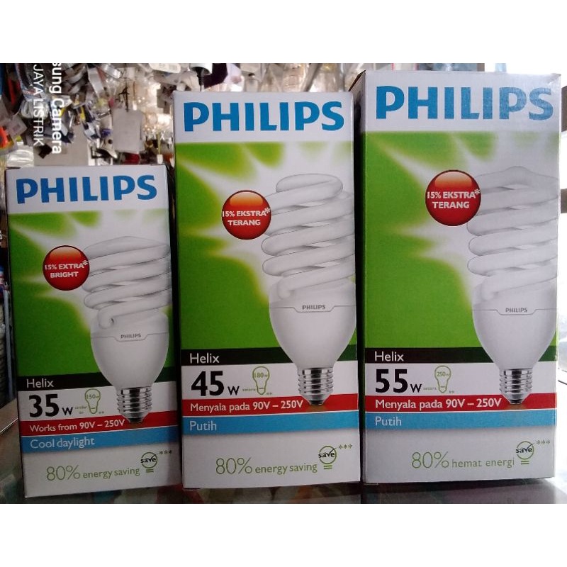 Jual Lampu Philips Helix/Philips Spiral/Philips Tornado Helix 35W/45W/55W (WAJIB!!!ORDER BUBLE ...