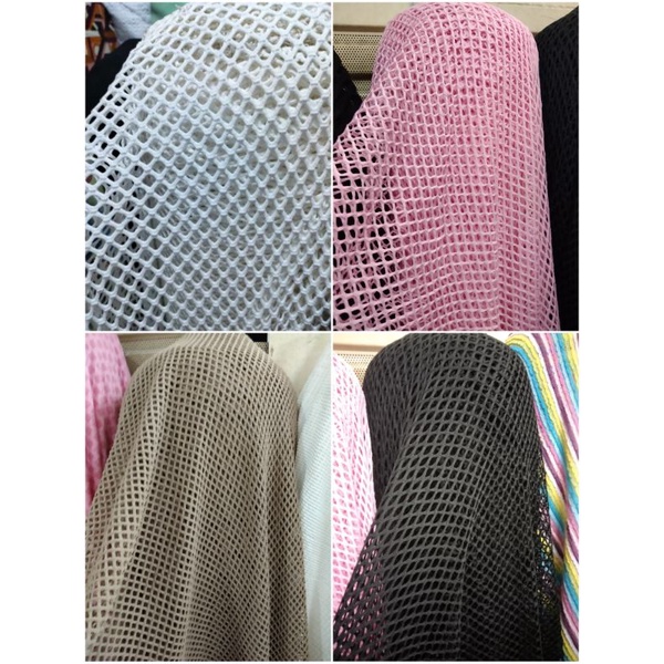 Jual bahan kain rajut jala premium garment | Shopee Indonesia