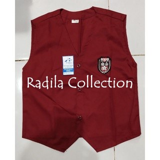 Jual Seragam Sekolah Rompi Merah SD Kain Drill Size M/L(grosir ...