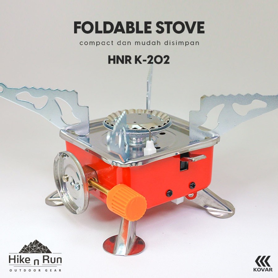 Jual Kompor Camping Kovar HNR K-202 Kompor Kotak Gas Portable Stove | Shopee Indonesia