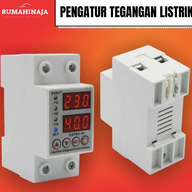 Jual Alat Pengatur Pembatas Tegangan Listrik Display Lcd Abs 220V 40A ...