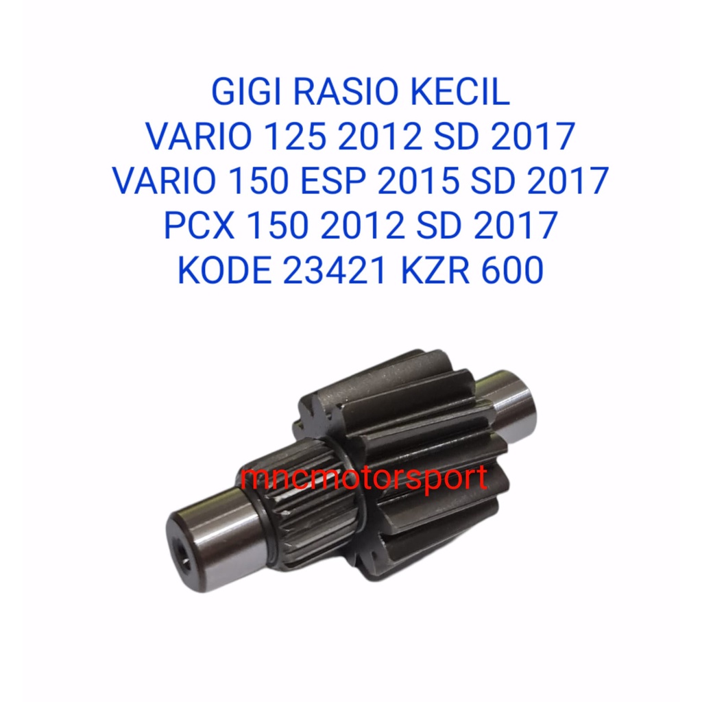 Jual GIGI RASIO KECIL VARIO 125 LAMA ESP VARIO 150 ESP KODE KZR ...