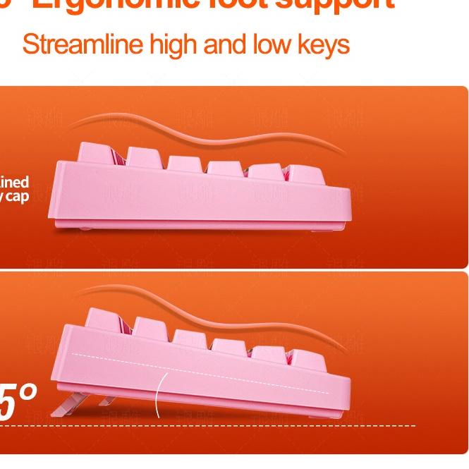 Jual Pink Girl Cute Backlight Gaming Keyboard dan Mouse Combo ...