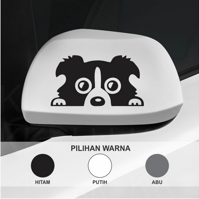Jual Stiker Spion Mobil Motor Anjing Intip Lucu Car Cutting Sticker ...