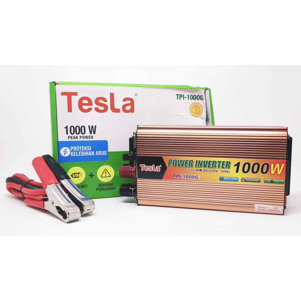 Jual Tesla Inverter Pengubah Arus DC Baterai Menjadi Listrik AC 220v ...