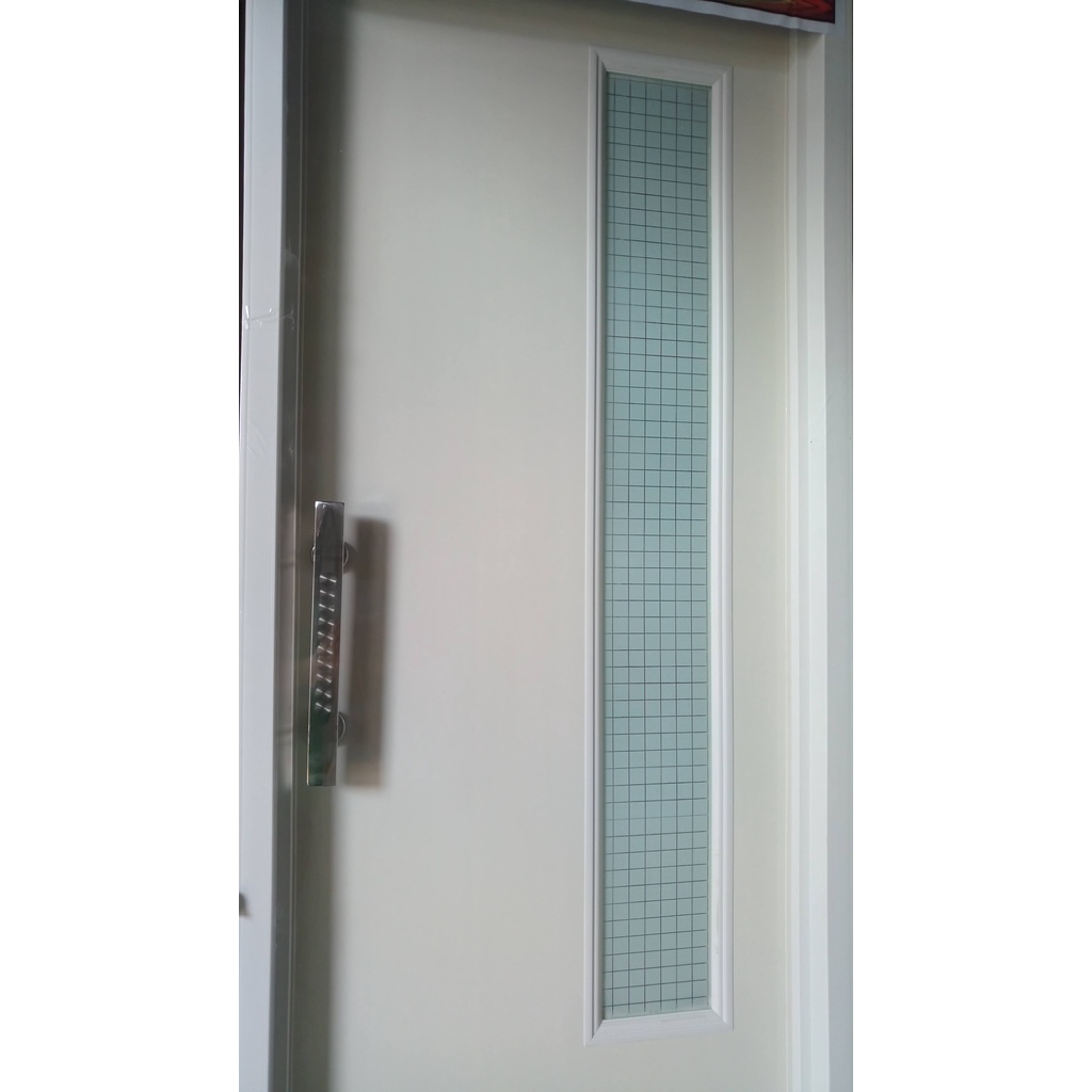 Jual Pintu Kamar Mandi PVC Lux Grade A motif kaca es | Shopee Indonesia