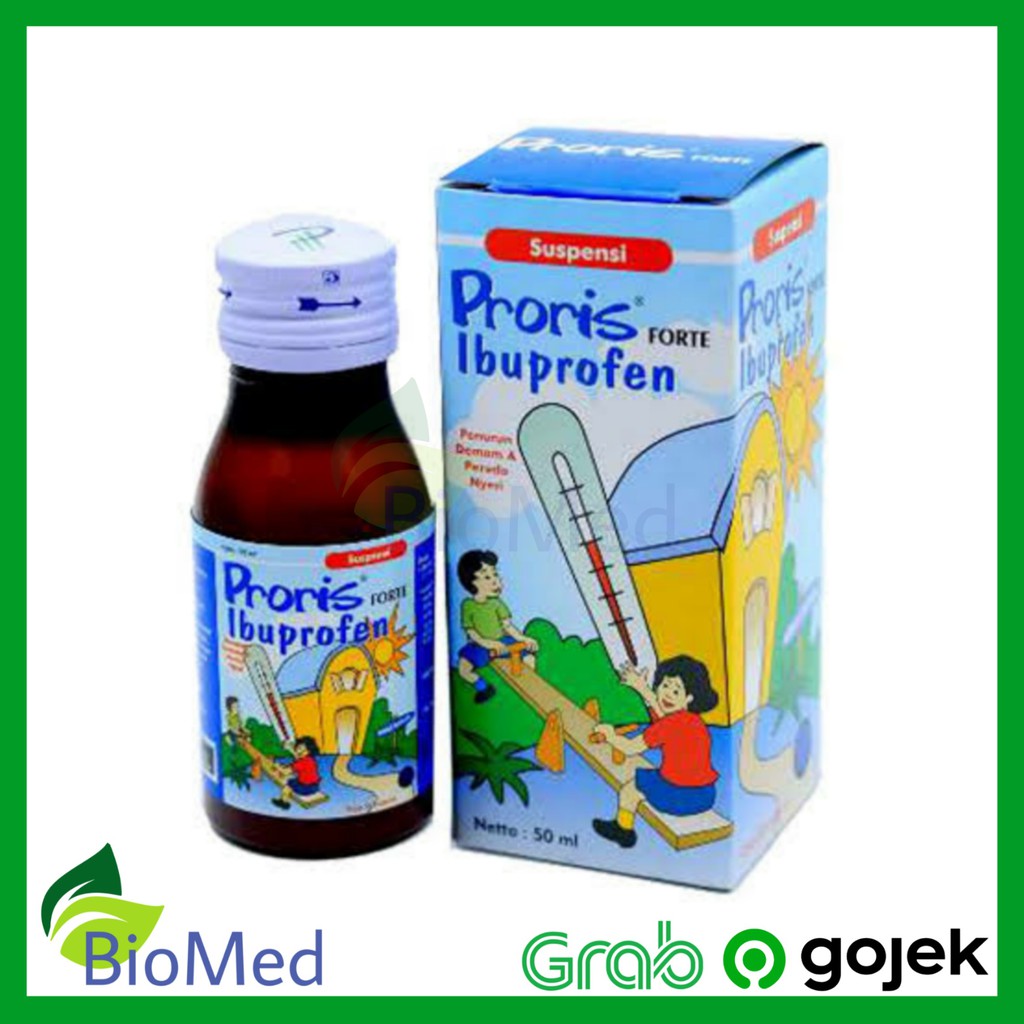 Jual PRORIS FORTE SIRUP 50 ml - Obat Demam Pusing Sakit Kepala Tahan ...