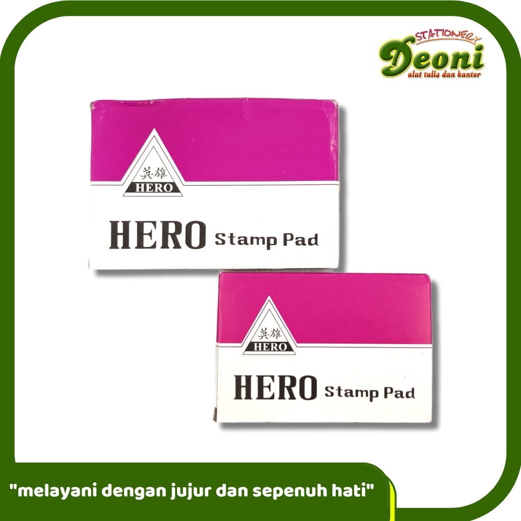 Jual HERO Stamp Pad Bak Stempel | Shopee Indonesia