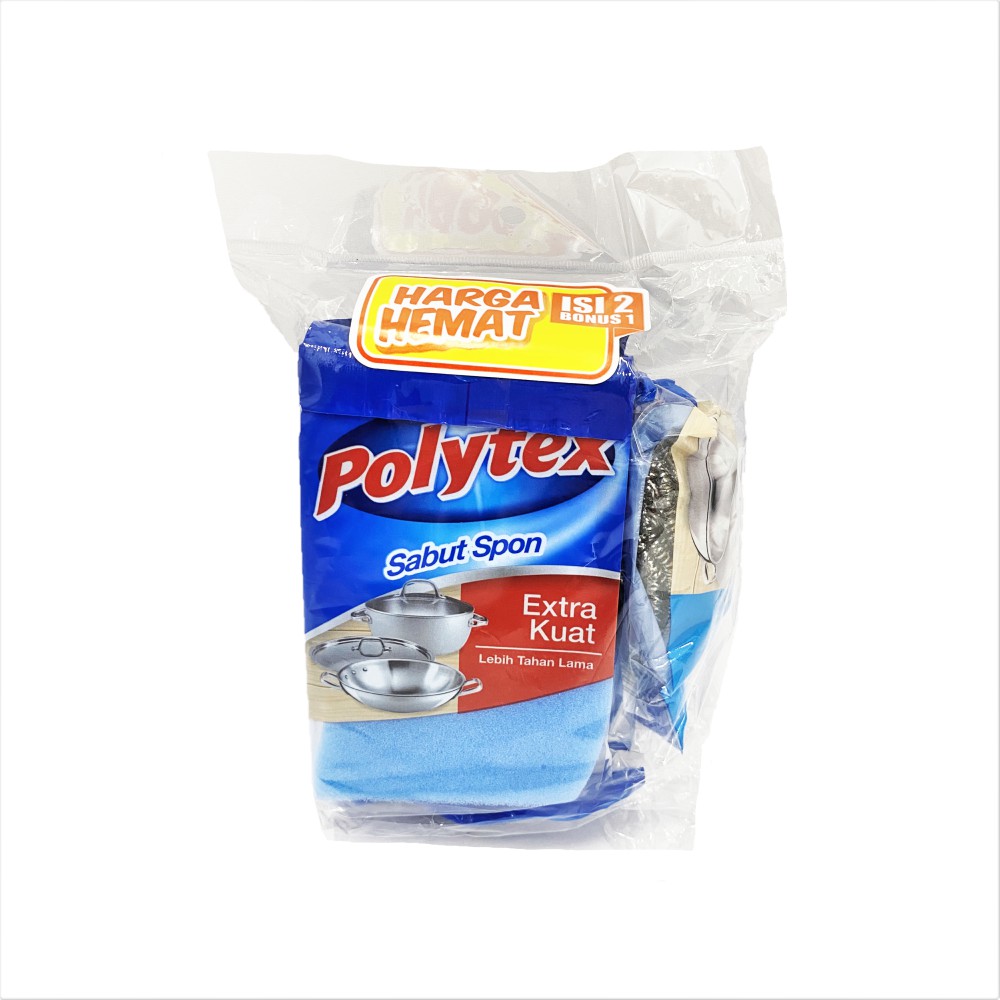 Jual Polytex Paket Sabut Spon Extra Kuat 2 Pcs - Sabut Spon | Shopee ...