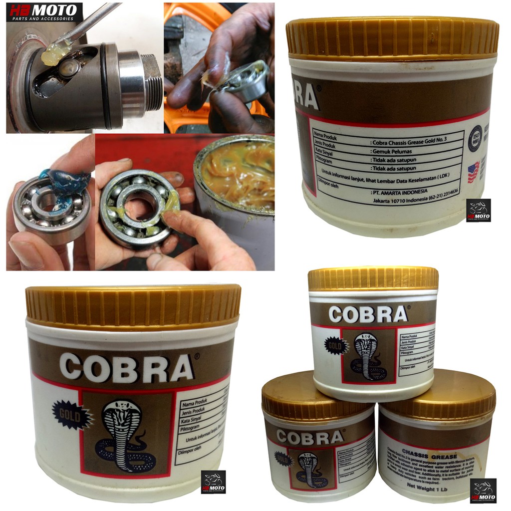 Jual Minyak Gemuk COBRA CHASSIS GREASE GOLD N0 3 / MINYAK GEMUK / GEMUK ... Jual Minyak Gemuk COBRA CHASSIS GREASE GOLD N0 3 / MINYAK GEMUK / GEMUK ...