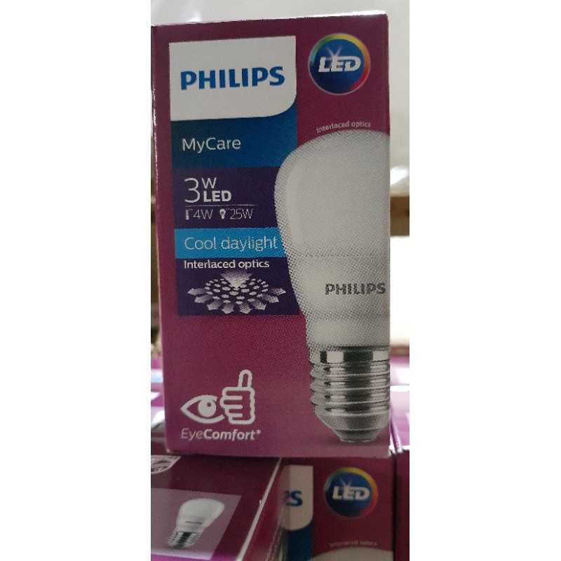 Jual Lampu LED Philips 3 watt 3watt - Putih Cool Daylight | Shopee ...