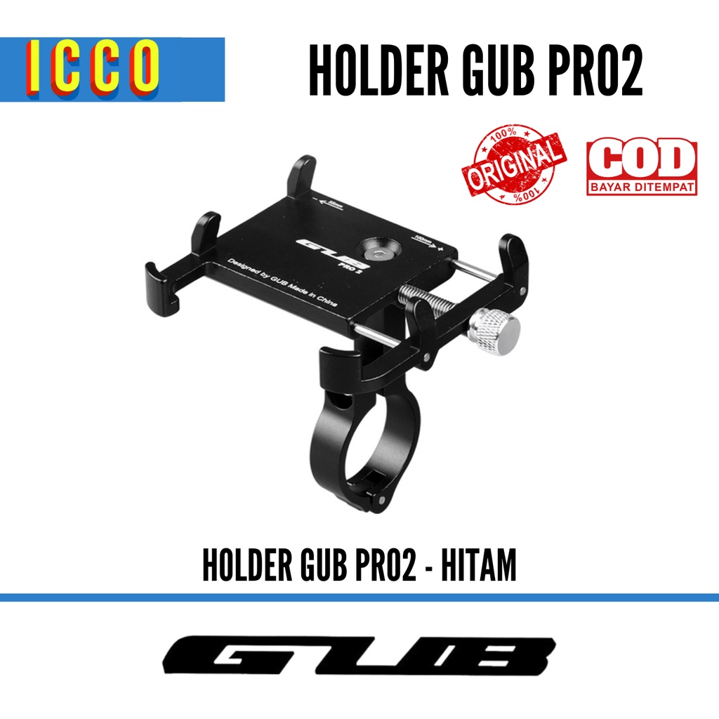 Jual GUB PRO 2 Holder Hp Alumunium Sepeda / Sepeda Motor | Shopee Indonesia