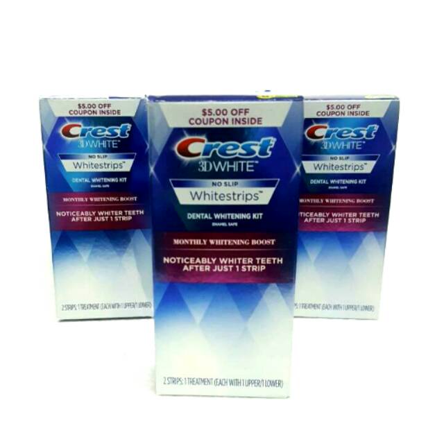 Jual Crest 3D White Express Treatment - 1 Hour Monthly Whitening Boost ...