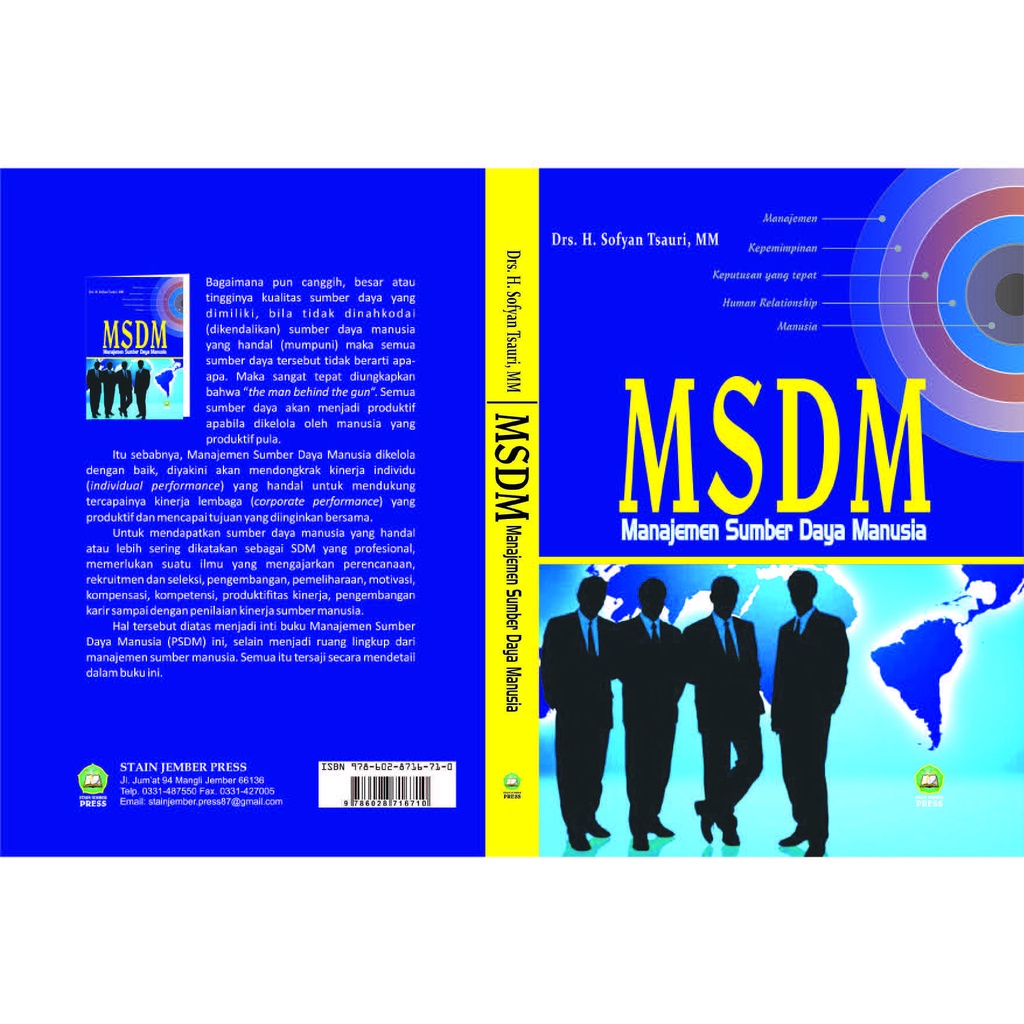 Jual MSDM Manajemen Sumber Daya Manusia by Drs. H. Spfyan Tsauri, MM | Shopee Indonesia
