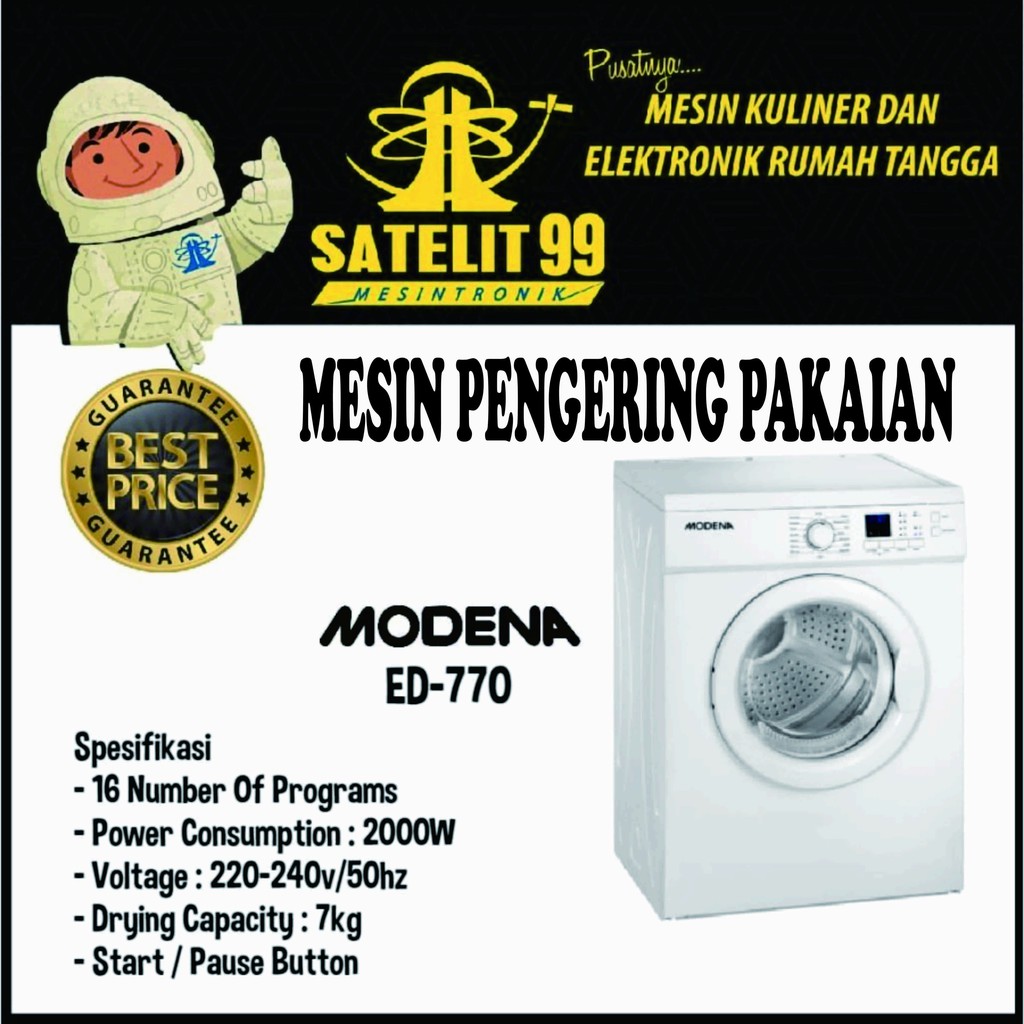 Jual Dryer/Pengering Pakaian MODENA ED-770 | Shopee Indonesia