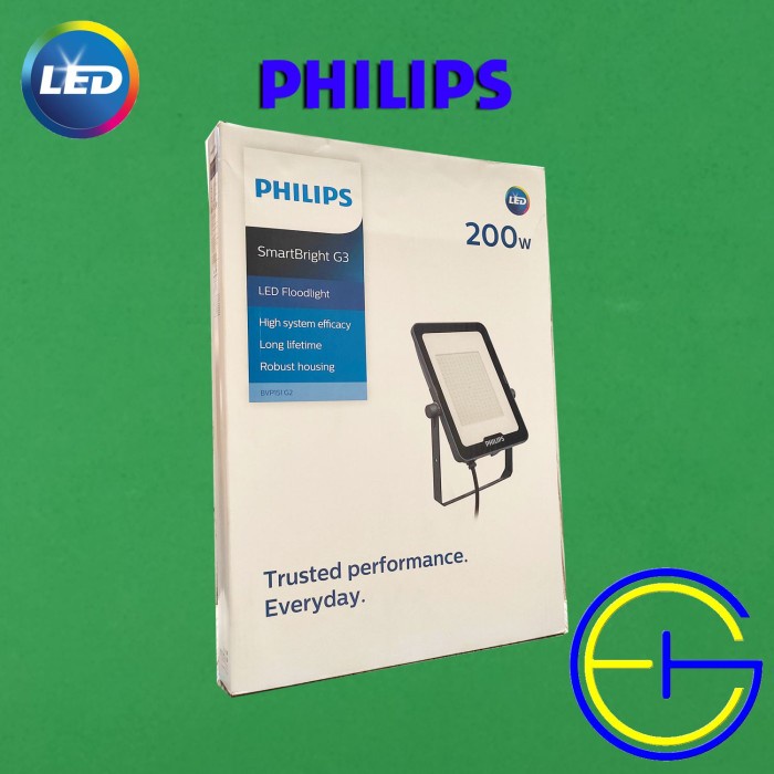 Jual BVP151 LED240 200W WB GREY CE FloodLight Philips | Shopee Indonesia