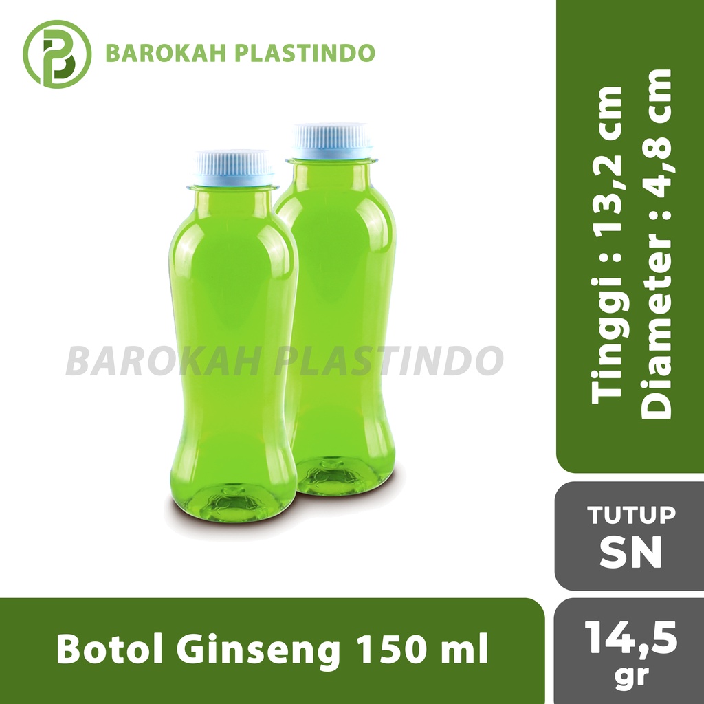 Jual Botol Ginseng 150 ml / Botol Plastik 150 ml / Botol Plastik Murah ...