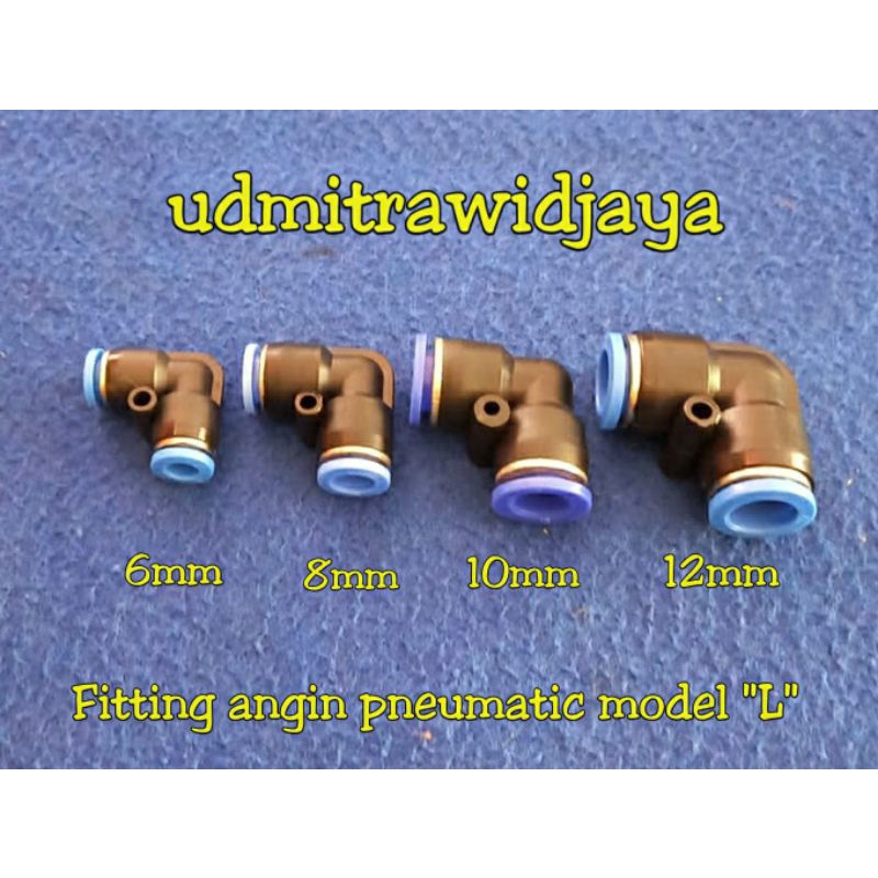 Jual Fitting pneumatic / sambungan selang angin MPL 12mm,10mm,8mm,6mm sambungan selang klakson ...