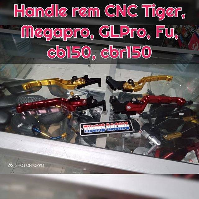Jual Handle rem Cnc CB150r Tiger Megapro cbr150r satriaFu Vario 125 ...