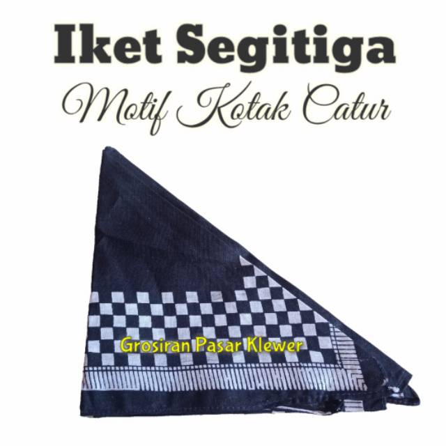 Jual Iket Kepala Batik / Slayer Batik / Udeng Batik Segitiga Motif ...