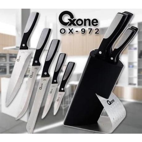 Jual Oxone Knife Block Set OX-972 ( pisau dapur ) | Shopee Indonesia