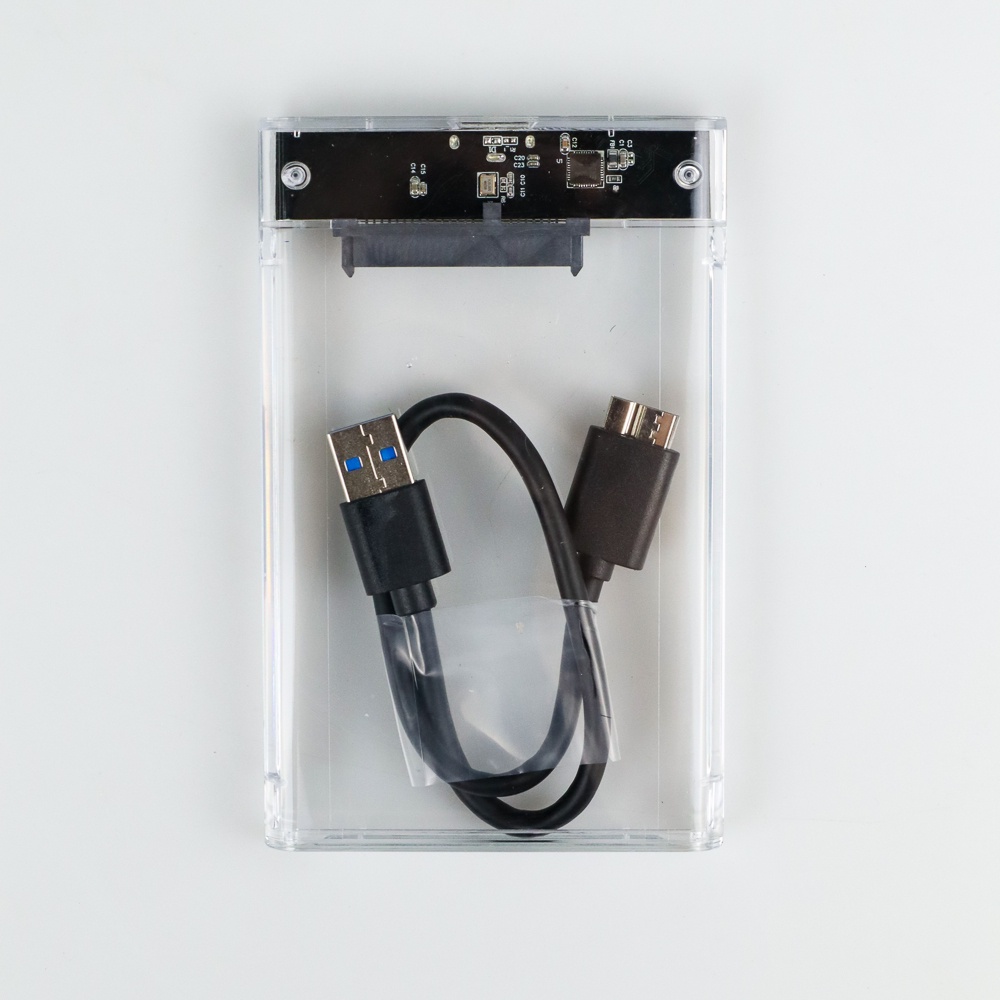 Jual Casing HDD Hardisk Eksternal 2.5 USB 2.0 Transparan external case ...