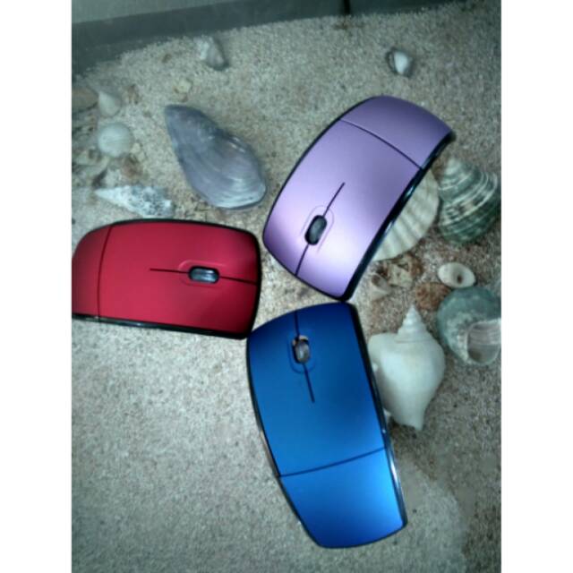 Jual Mouse Wireless Arch Folding Comfort and Soft Hands Grip 2.4Ghz ...