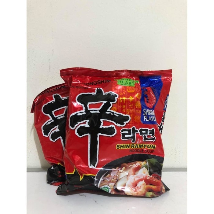 Jual Da2011F Nongshim Shrimp Flavor/ Shin Ramyun Noodle Soup/ Ramen ...