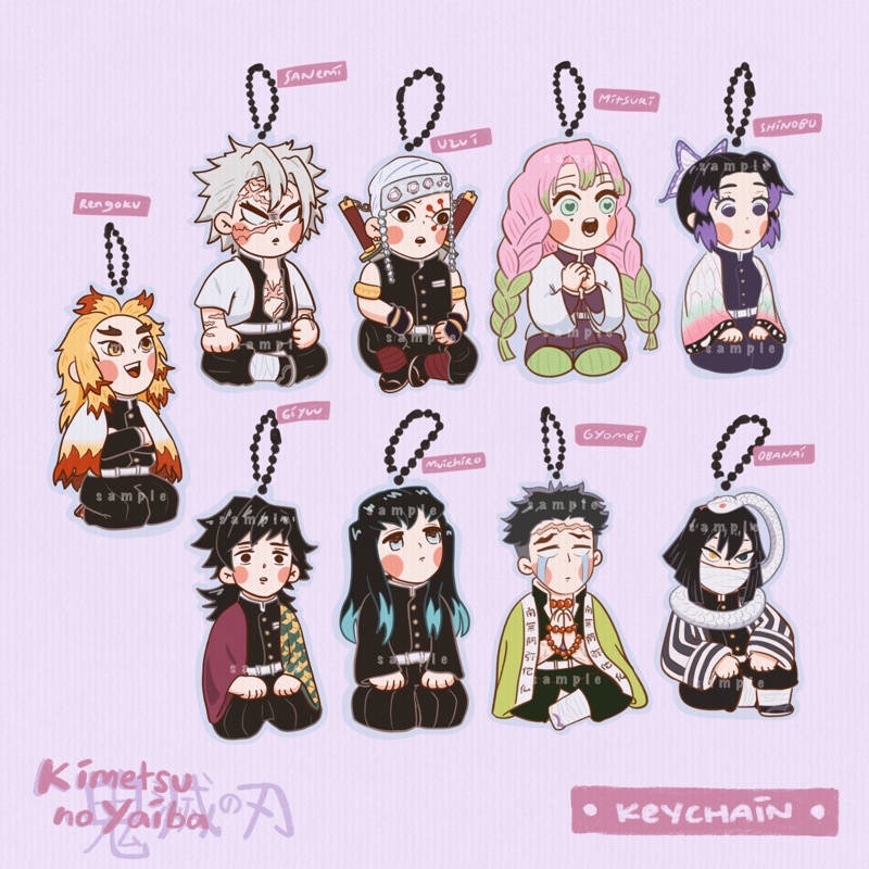 Jual READ DESCRIPTION kimetsu no yaiba kny demon slayer hashira derp ...