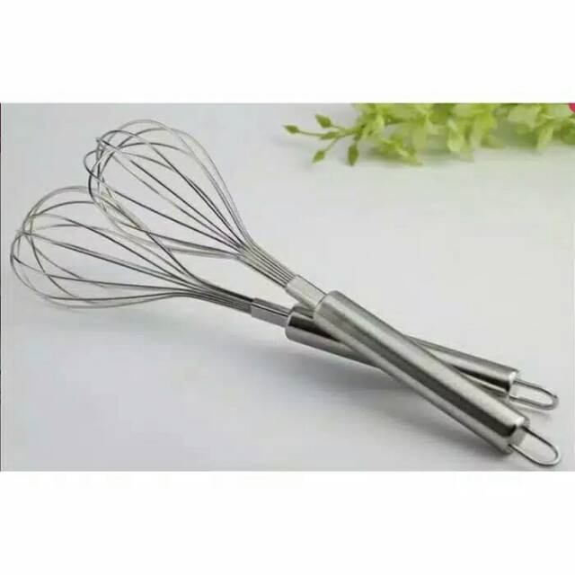 Jual Whisk Kocokan Telur Pengocok Telur Manual Stainless steel | Shopee ...