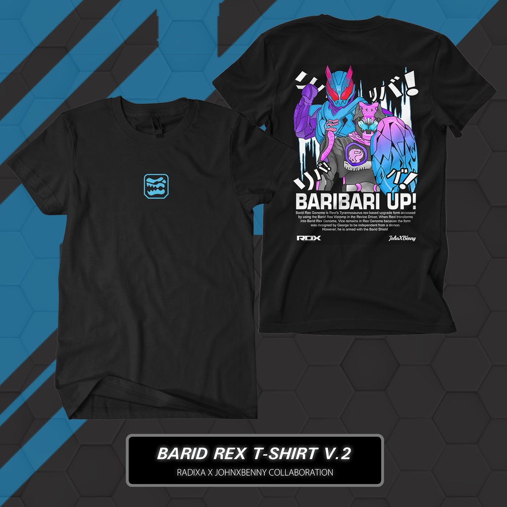Jual Kaos Tokusatsu Kamen Rider Revice Barid Rex V2 | Shopee Indonesia